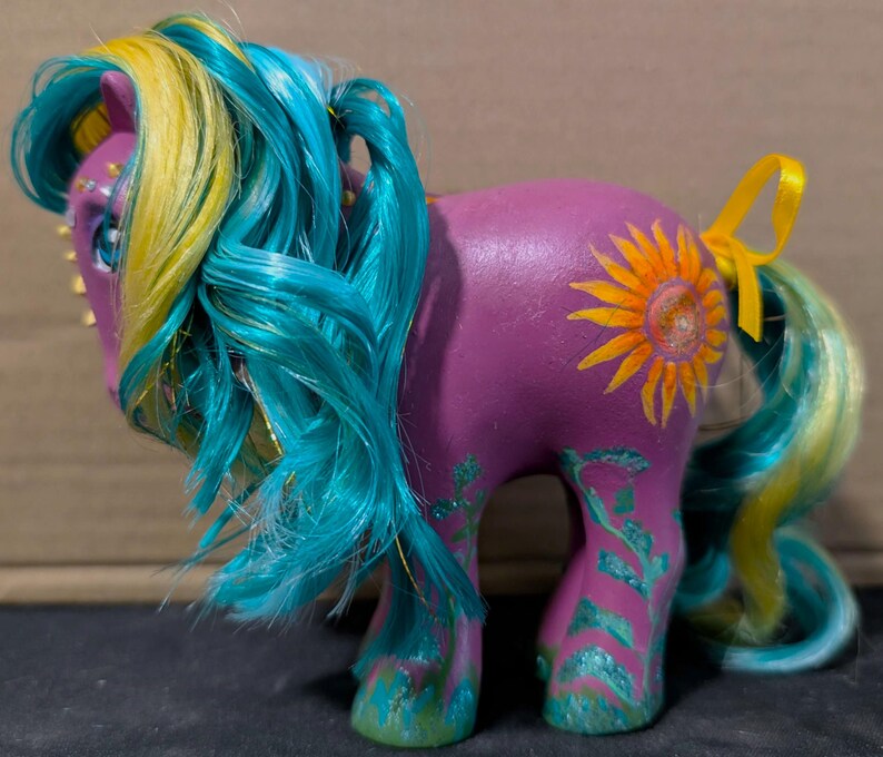 MLP G1 Custom Pony Summer Themed "sunflower" - Etsy