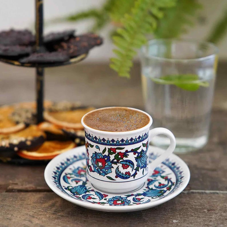Authentic Espresso Cup Set, Turkish Coffee Cup Set, Turkish Coffee Cups ...