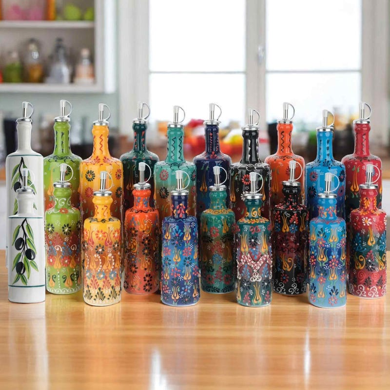 Ceramic Cooking Oil Bottles - Etsy