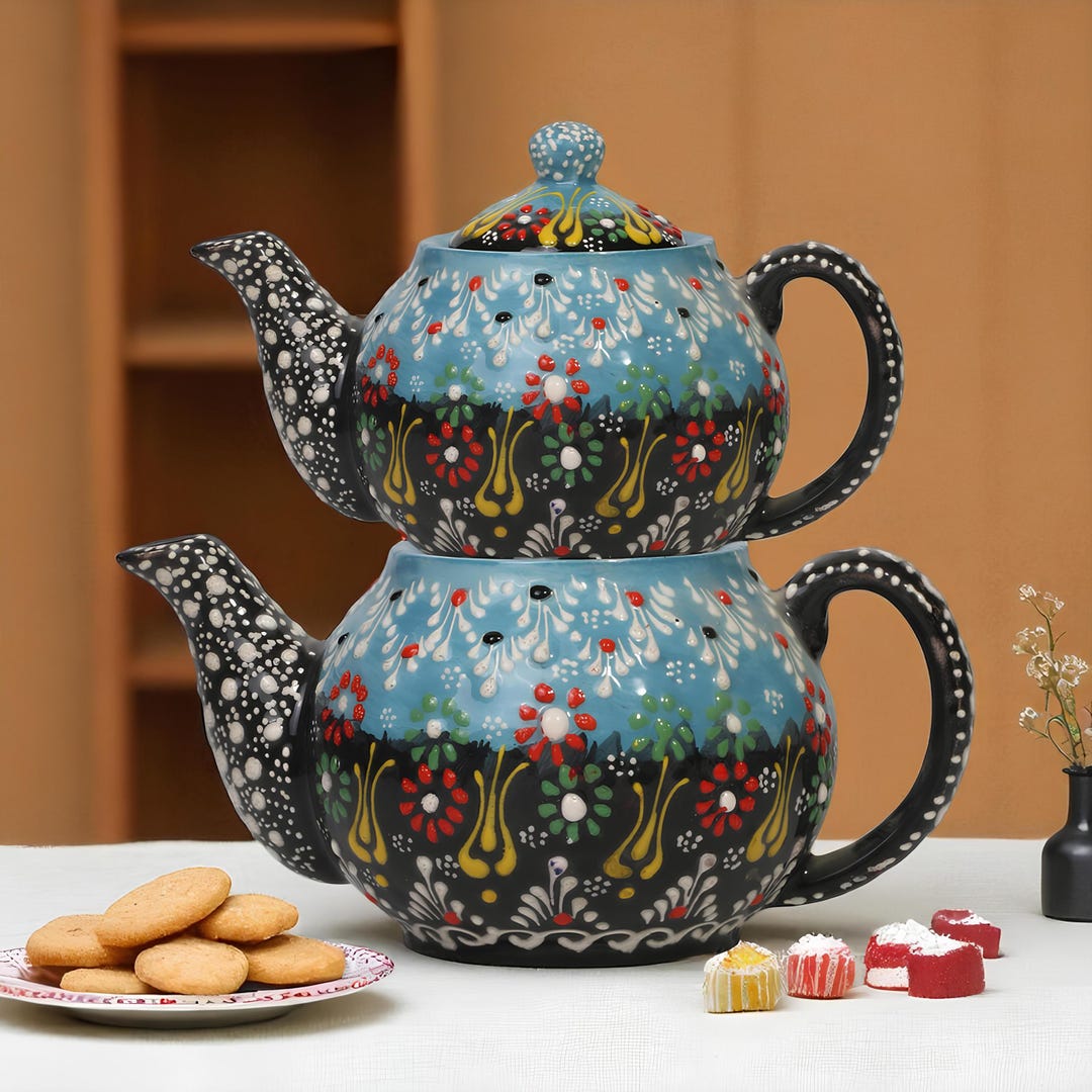 Ceramic Teapots With Lids, Handmade Ceramic Teapot, Traditional Tea ...