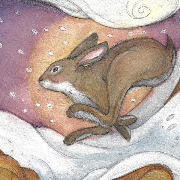 Running Rabbit - Etsy