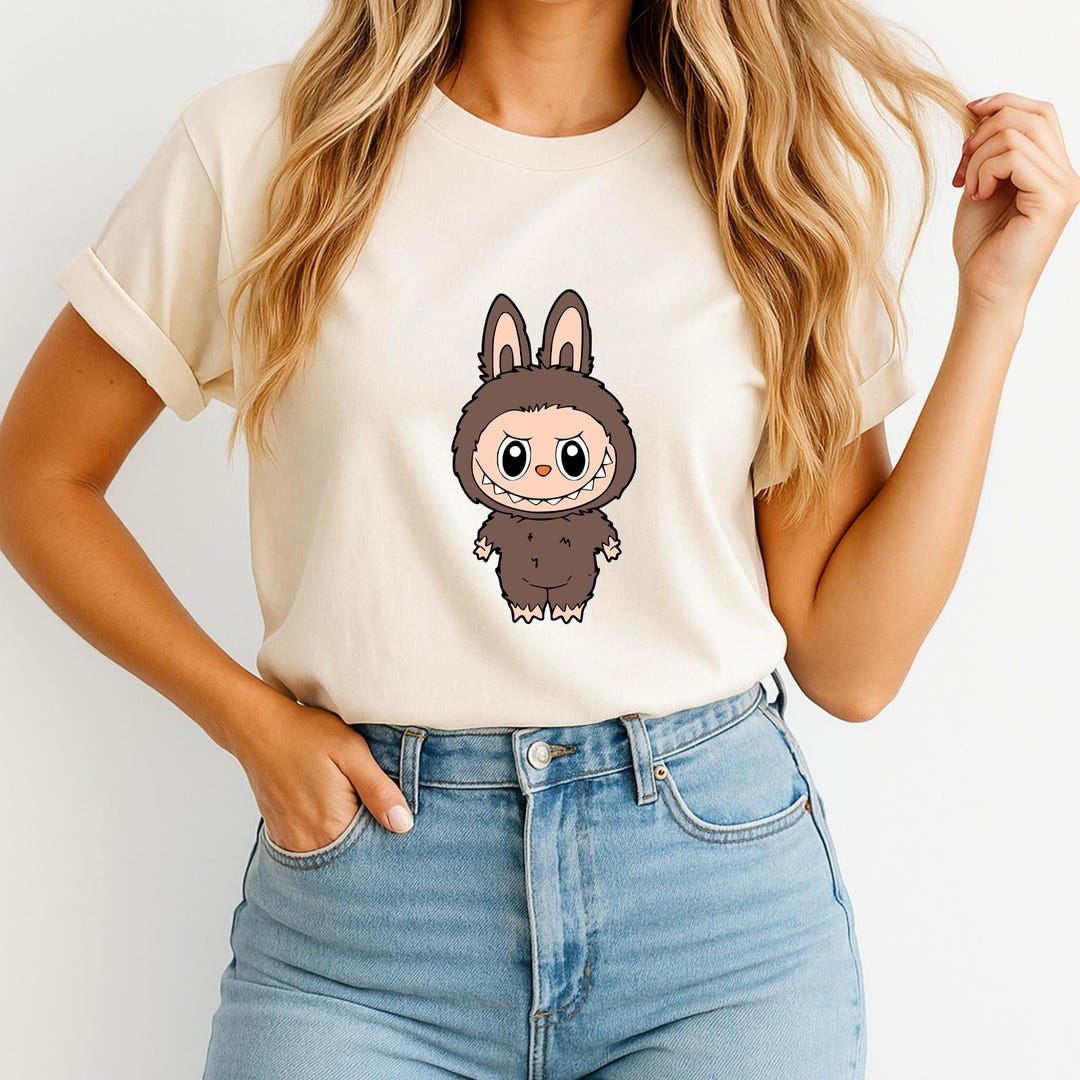 Creepy Cute Plush Doll Tee, Viral Toy Graphic, Weirdcore Kawaii Shirt ...