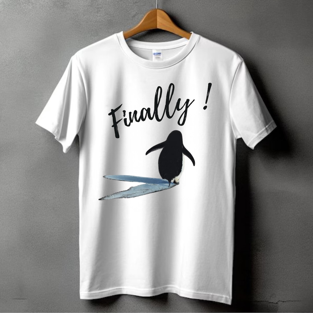 Nihilist Penguin Meant for Greater Funny Meme Tee - Graphic Tee With ...