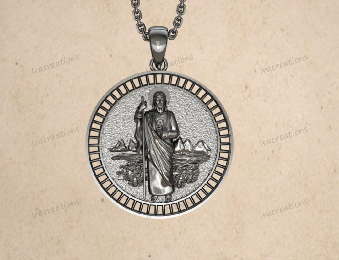 925 Sterling Silver Jesus Christ Pendant – Good Shepherd Necklace ...