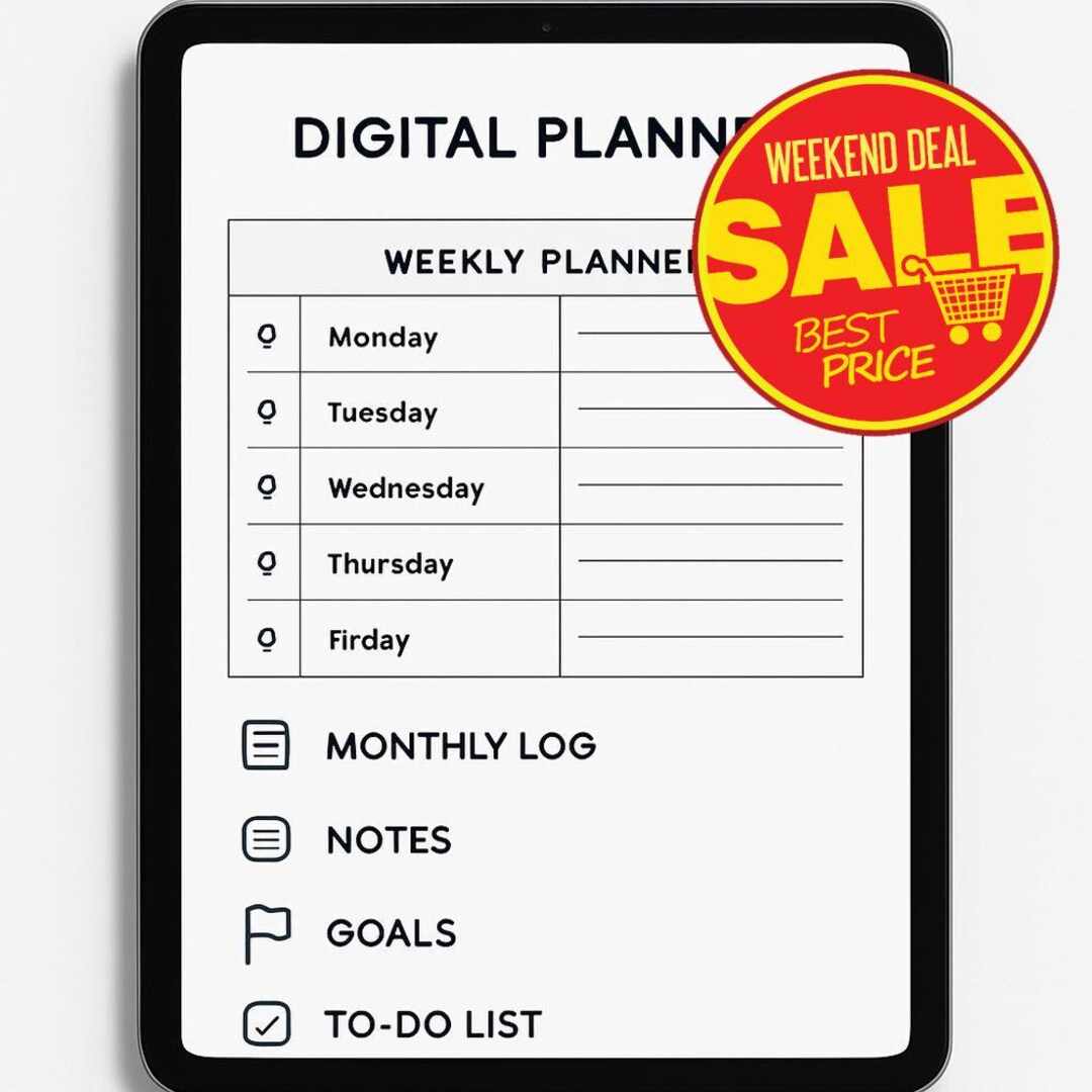 Hyperlinked Digital Planner for Goodnotes, Notability, iPad & Tablet ...