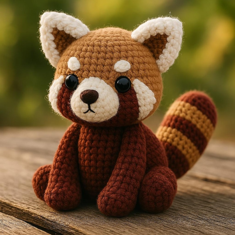 Crochet Red Panda - Etsy