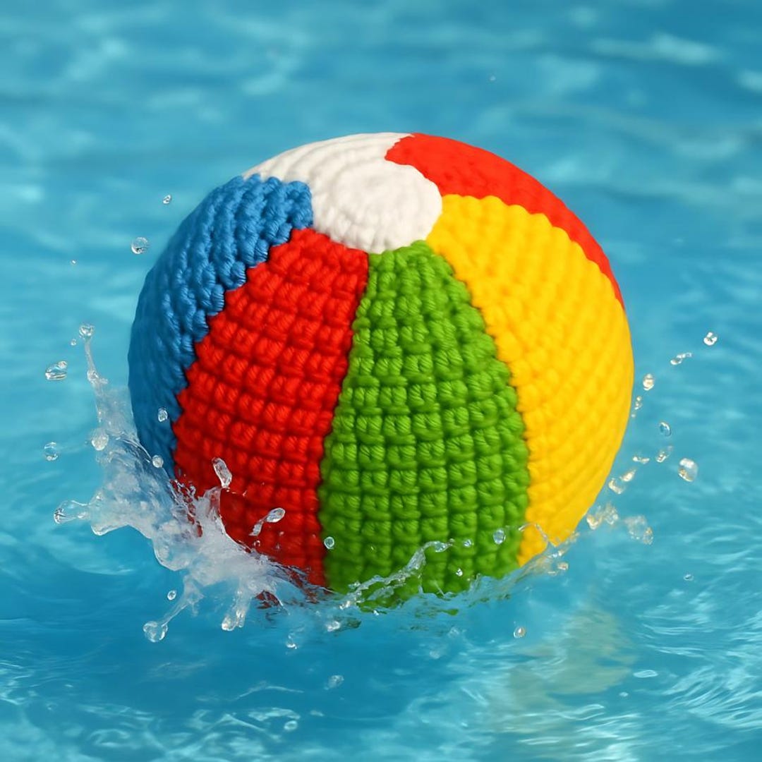 Beach Ball Crochet Pattern PDF - Summer Amigurumi Toy Tutorial Instant ...