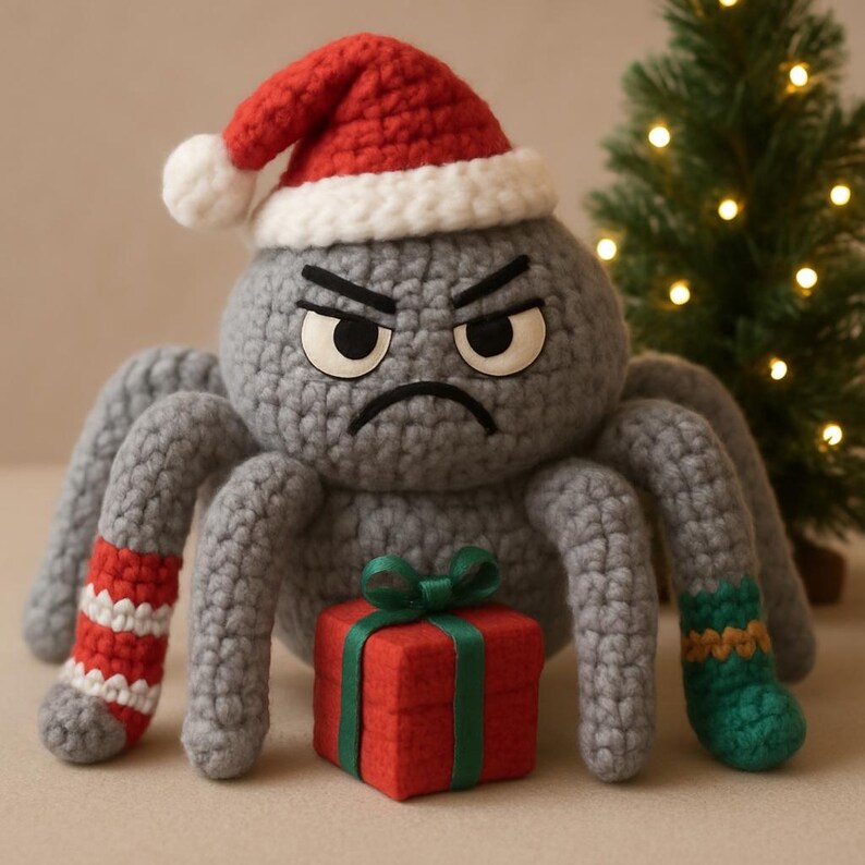 Grumpy Brain Octopus Crochet Pattern: Angry Amigurumi (PDF Download) - Etsy
