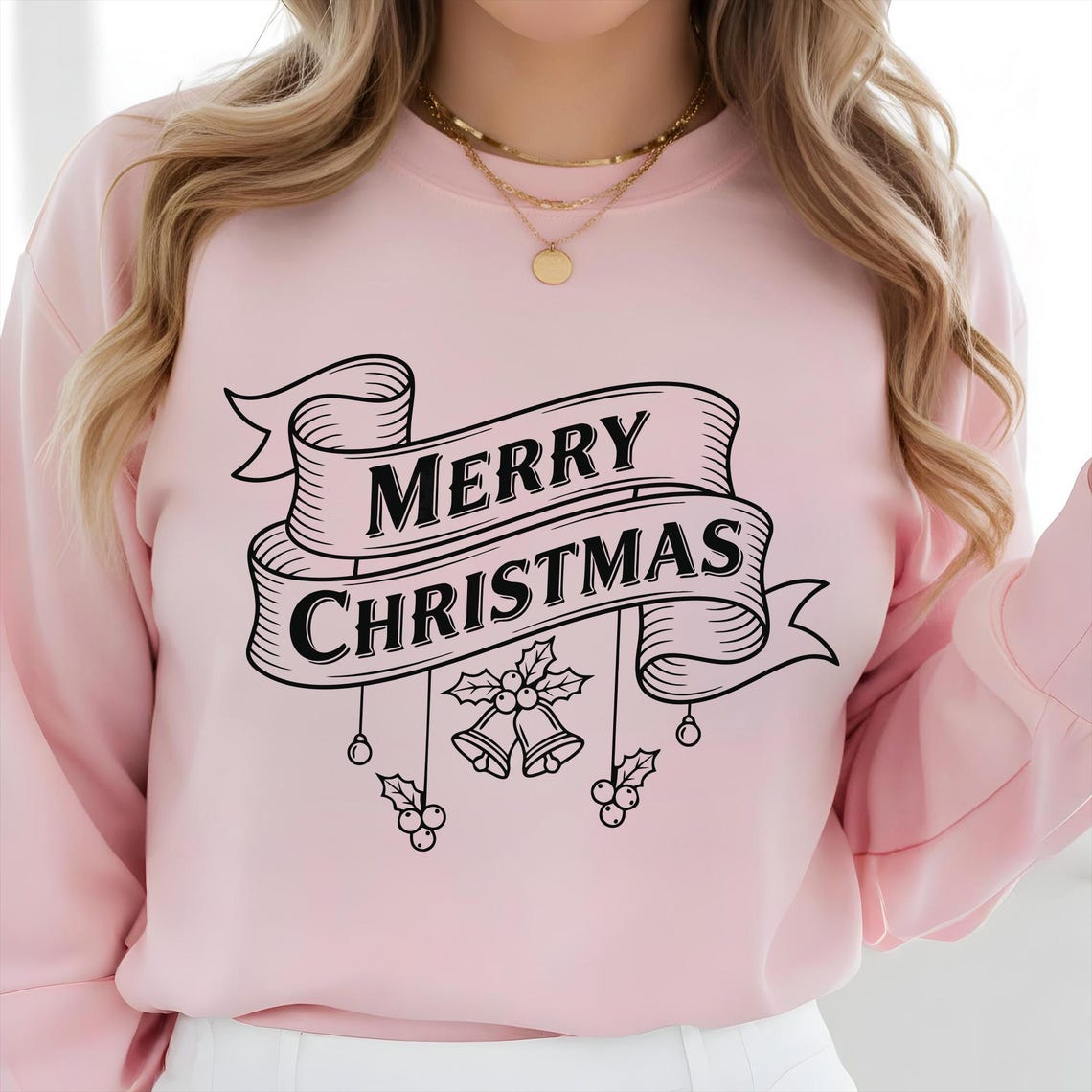 Merry Christmas Text SVG Bundle | Festive Text Designs for Shirts ...