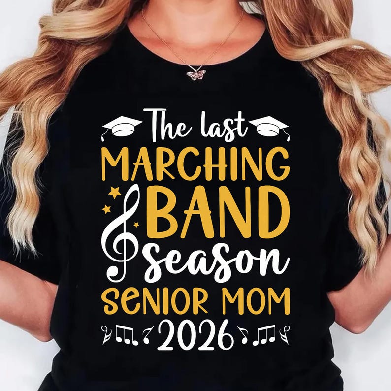 Senior Band Mom 2026 PNG Bundle, Class of 2026 Marching Band Mom ...