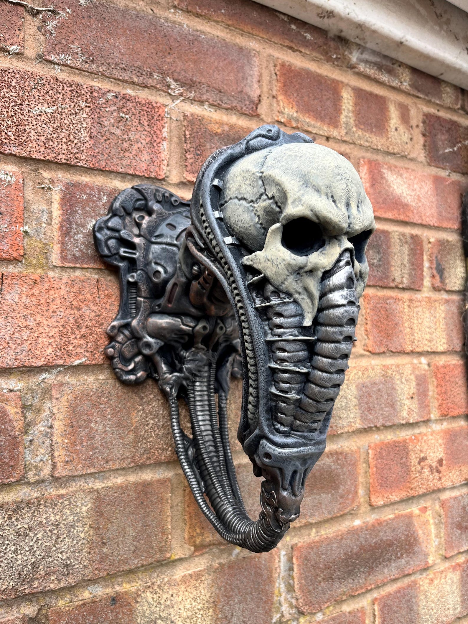 Bio Mech Sculpture Wall Mount - Etsy