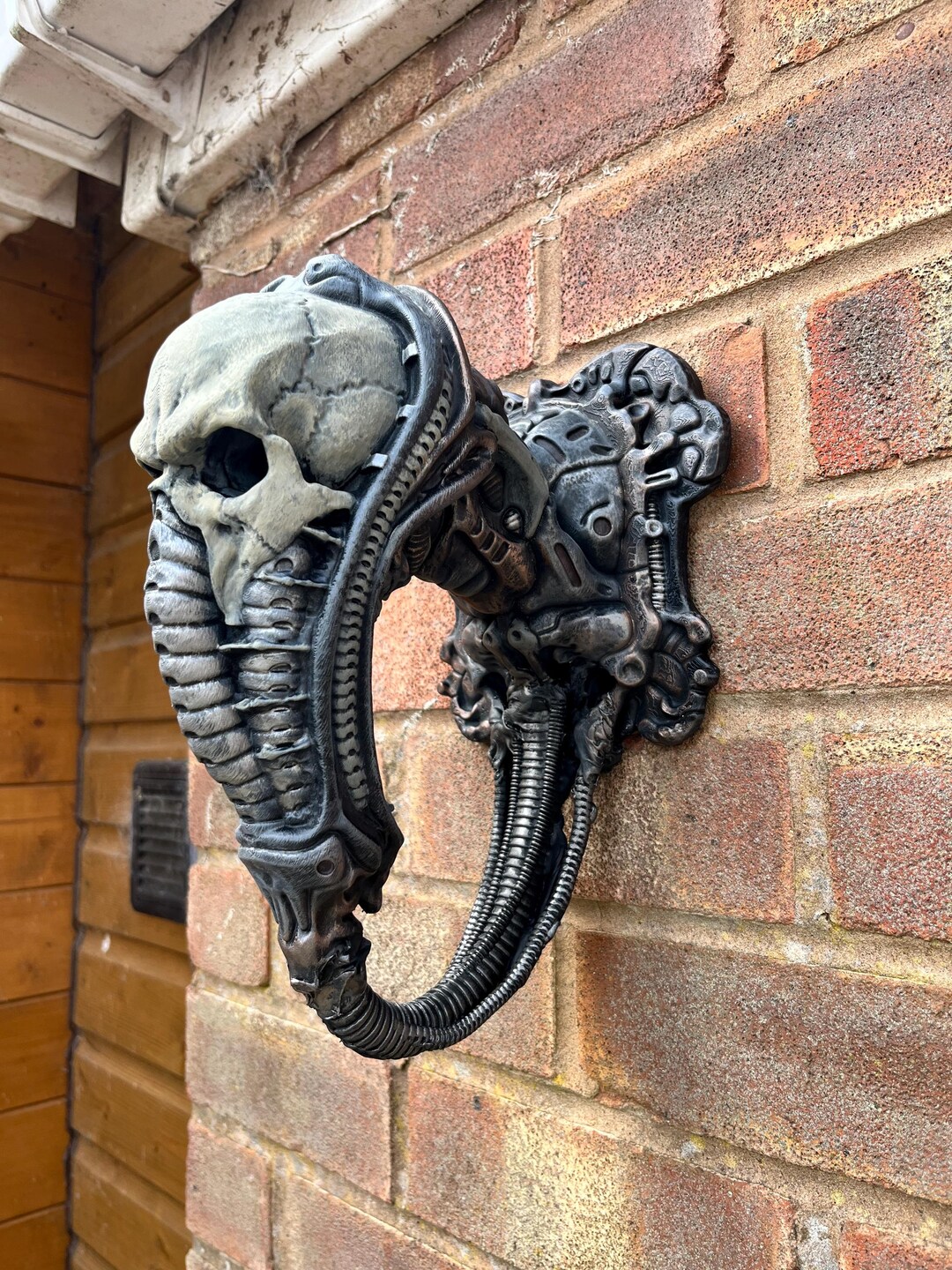 Bio Mech Sculpture Wall Mount - Etsy