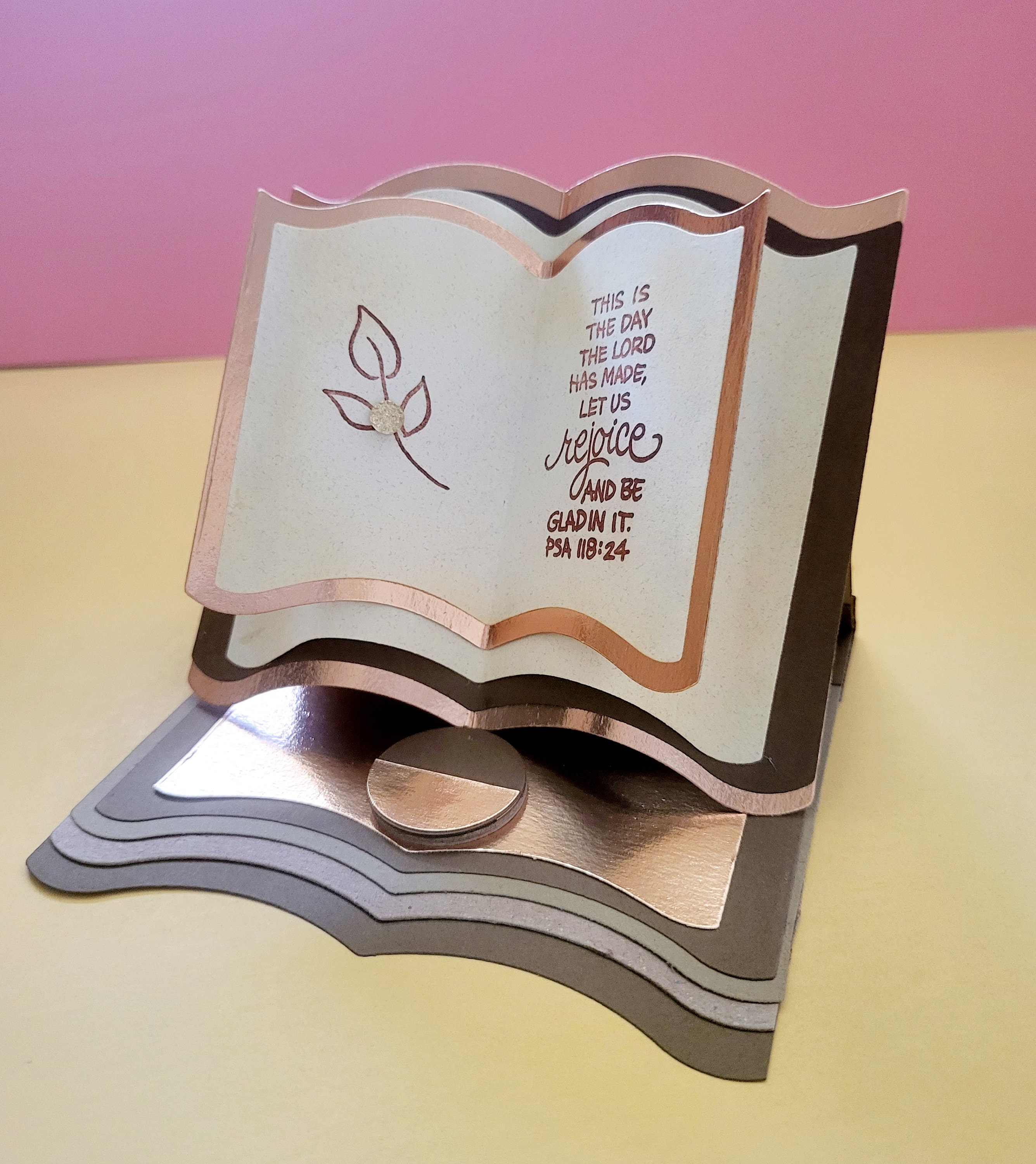 Bible Verse Displayed in a Crafty Open Book Style. - Etsy