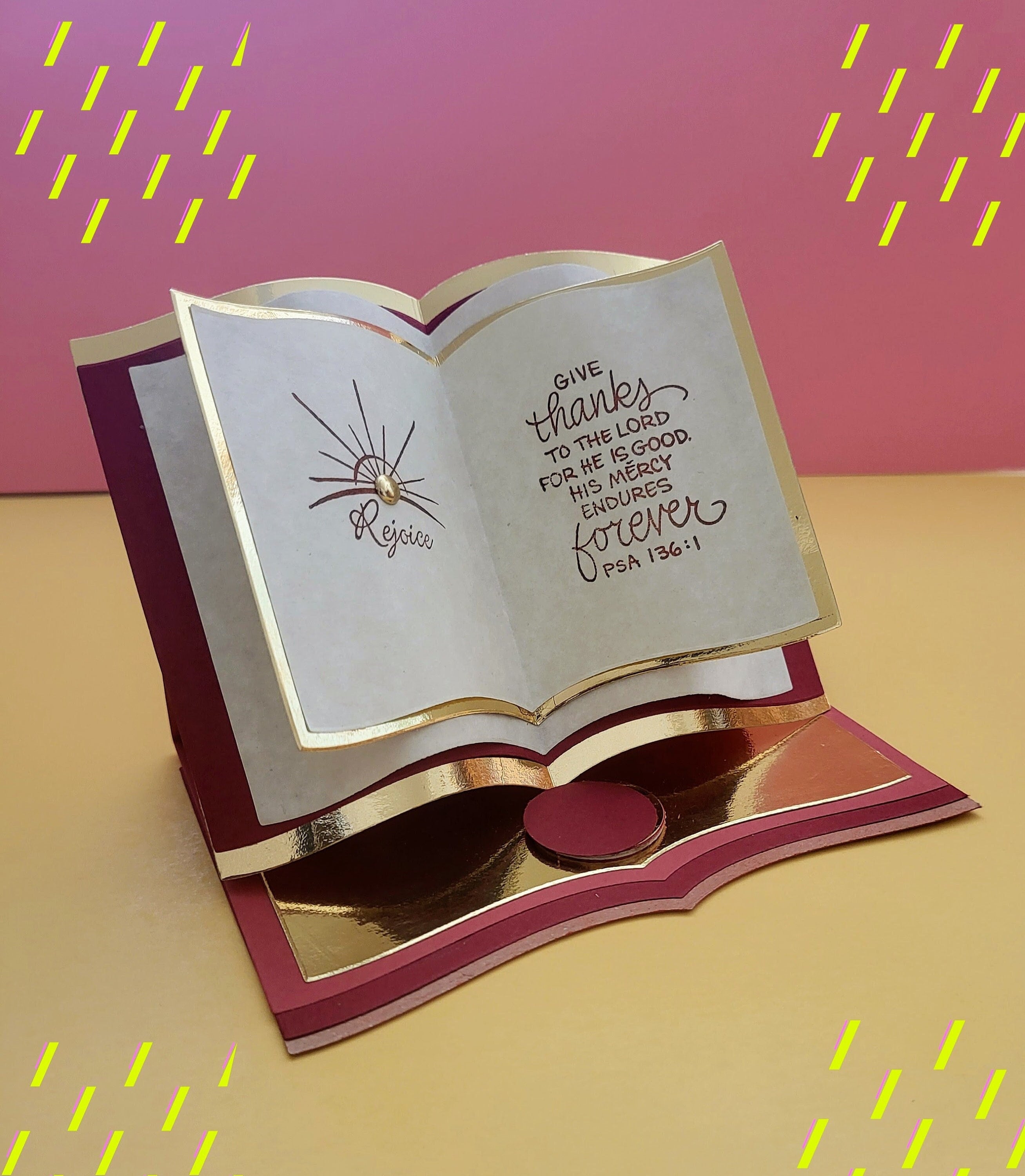 Christian Bible Verse Open Book Display: Inspirational Gift - Etsy