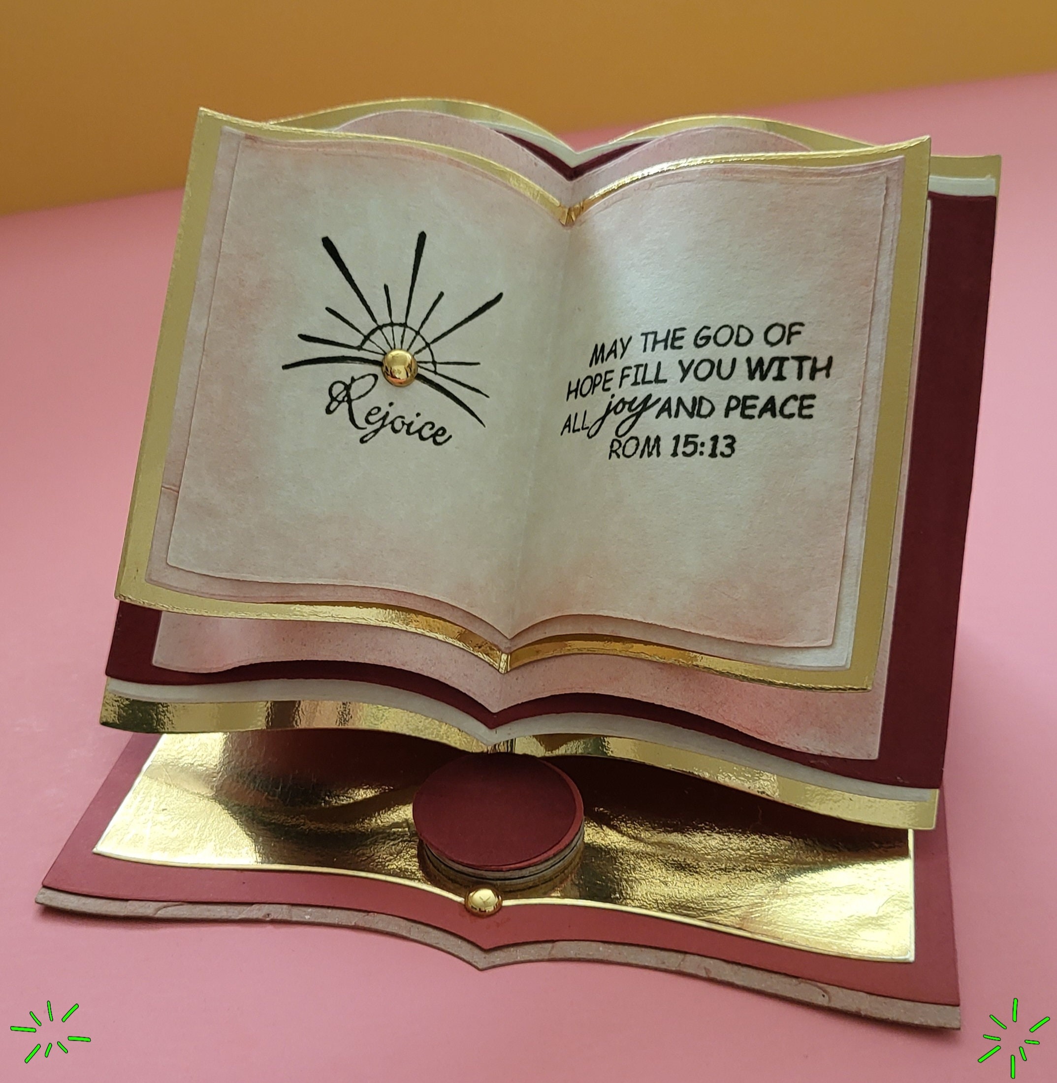 Christian Bible Verse Open Book Display: Inspirational Gift - Etsy