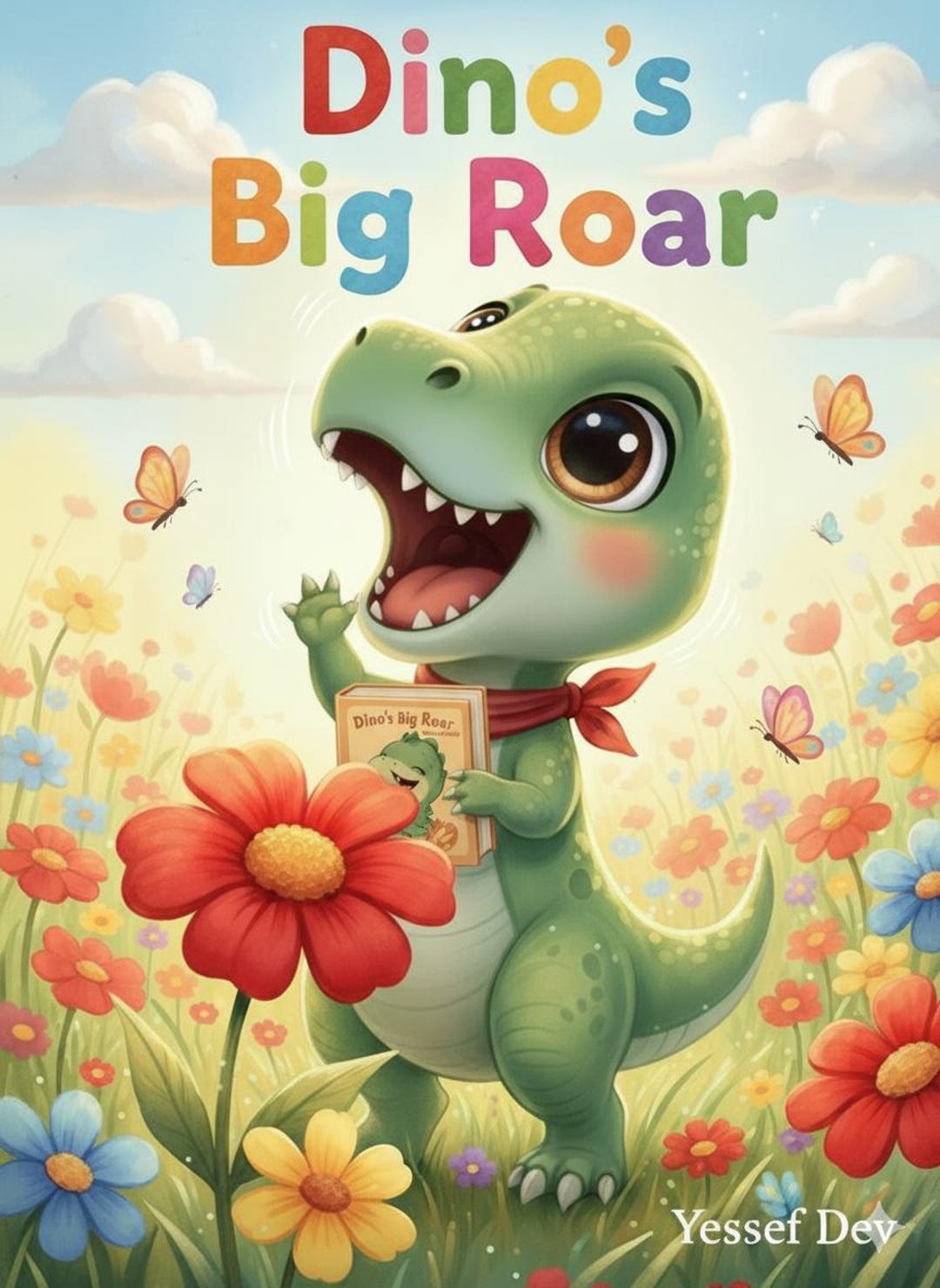 Dino's Big Roar - Children's Illustrated Book About Courage (digital ...