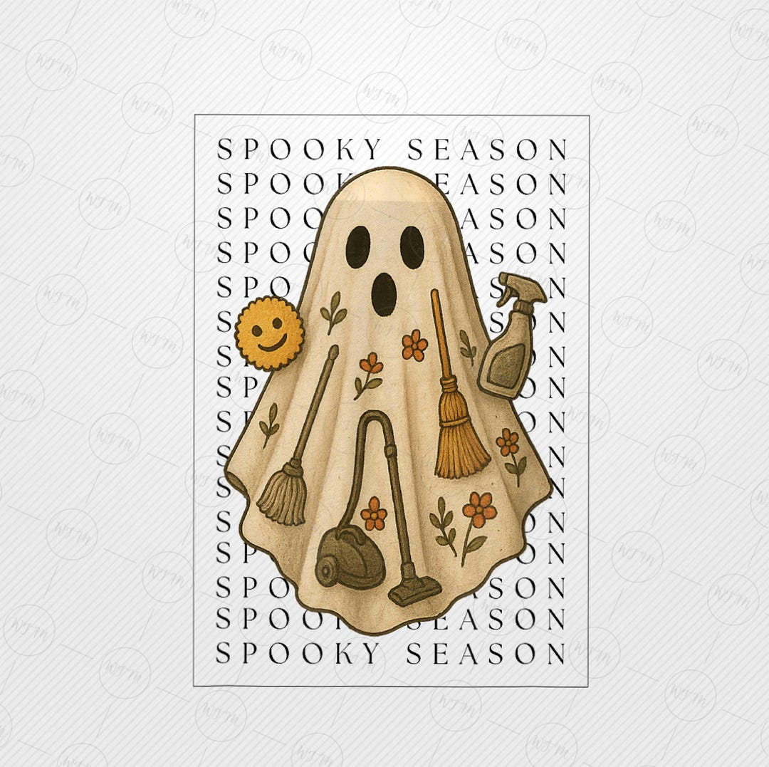 Spooky Season - Cleaning PNG Digital Download - Etsy