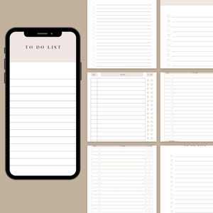 Editable Daily to Do List Template | Task Tracker & Productivity ...