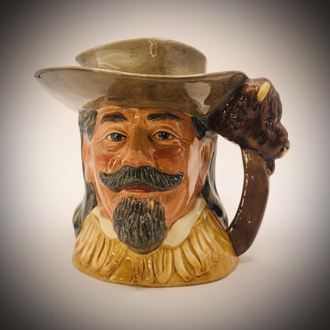 Excellent!! Buffalo Bill D6735 by Royal Doulton Character Jug 5.5 ...