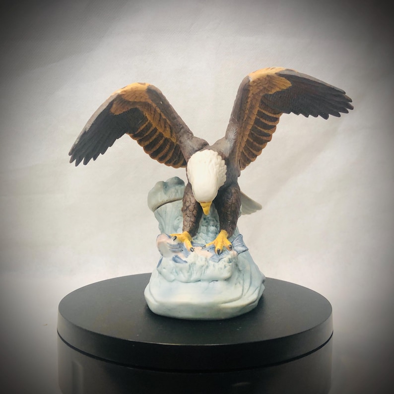 Vintage Super Nice W/box - Empty Collectors Bald Eagle Mini 1980 ...