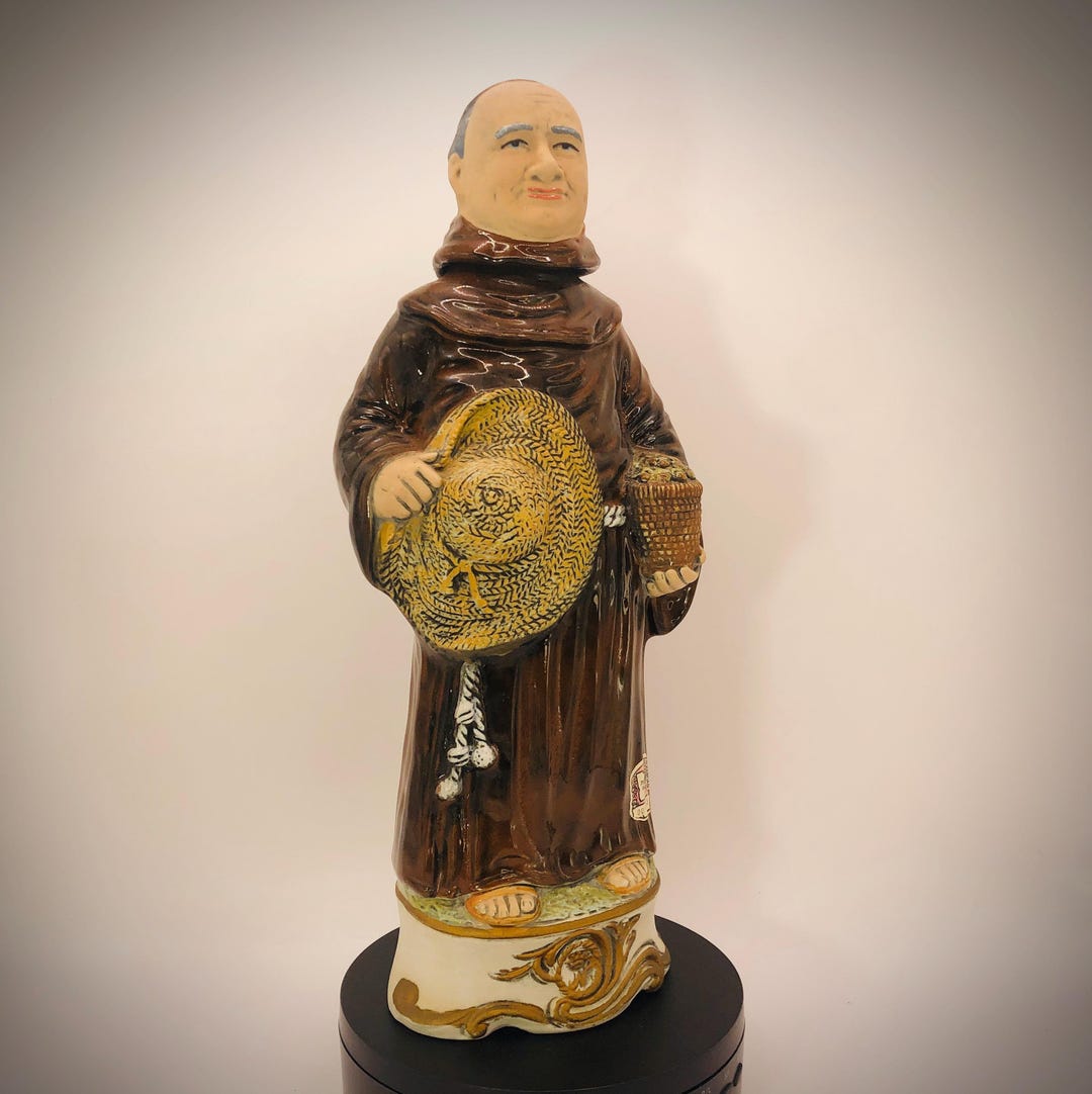 Vintage Frangelico Liquor Monk Bottle Decanter Capodimonte Italy 12.25 ...