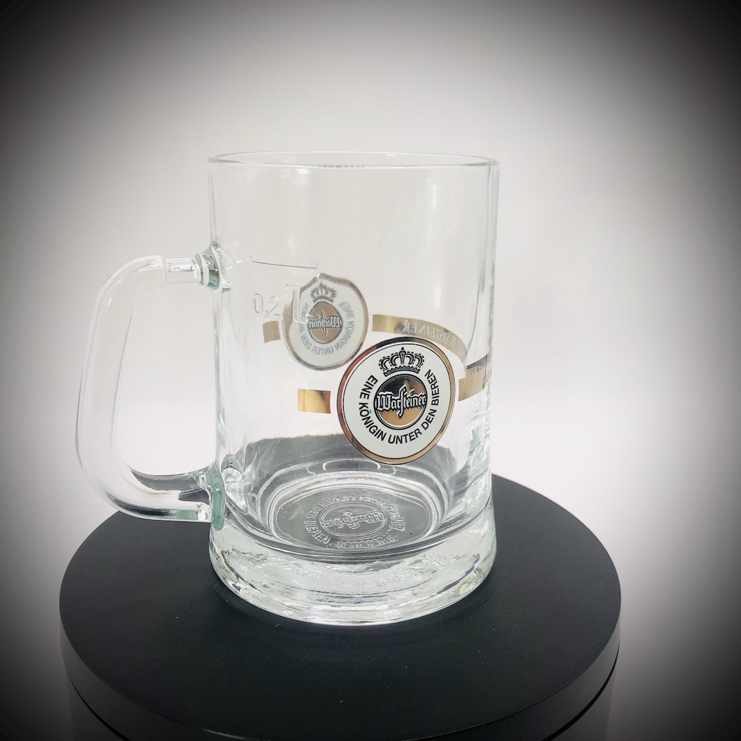 Warsteiner Brewery Germany .2L Glass Beer Stein Mug Tankard - 2 ...