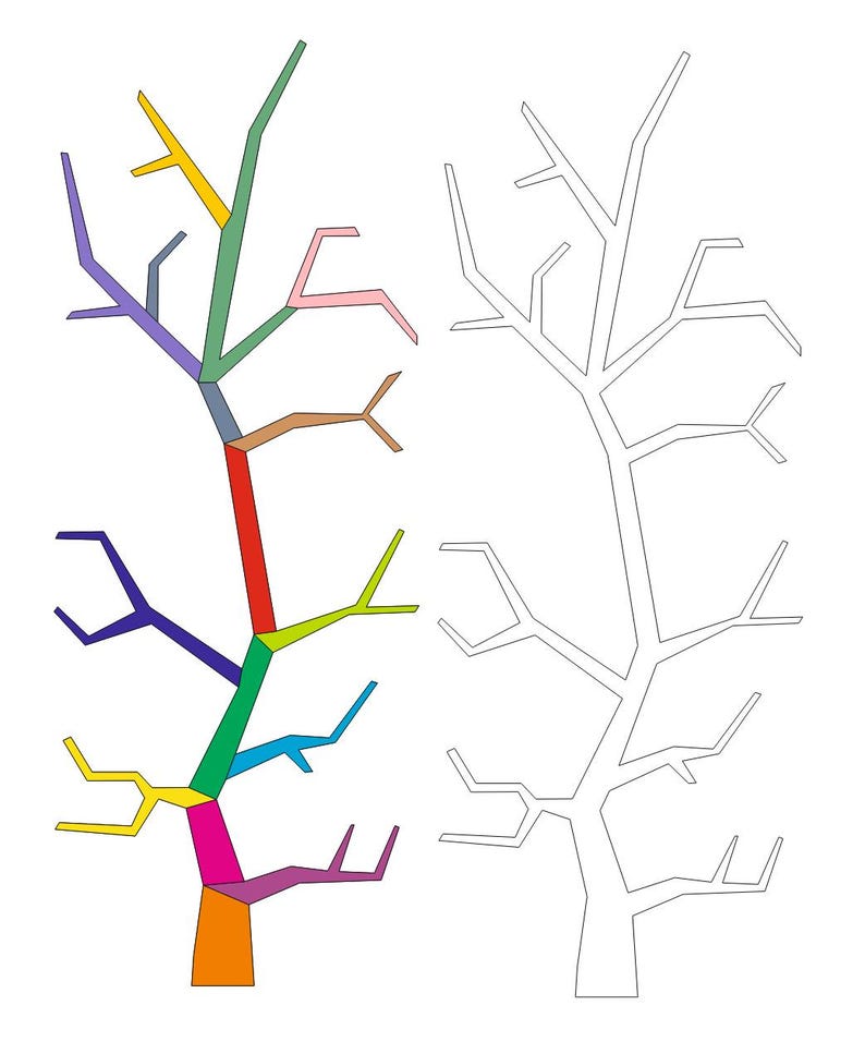 Bookshelf Tree Cnc File for Laser Cutting, Shelf Router File, Shelf Cnc ...