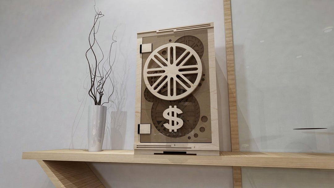 Wooden Safe Box for Cnc Laser Cutting Machine, Wooden Storage Box, Cnc ...