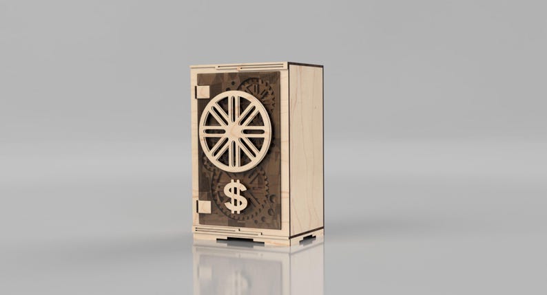 Wooden Safe Box for Cnc Laser Cutting Machine, Wooden Storage Box, Cnc ...