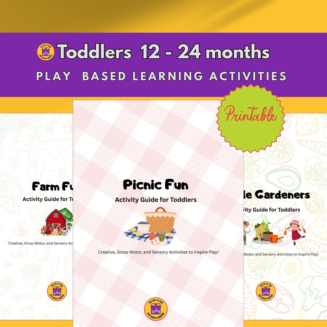 Printable | 3 Pack - Toddler Activity Pack Bundle | Digital Download - Etsy