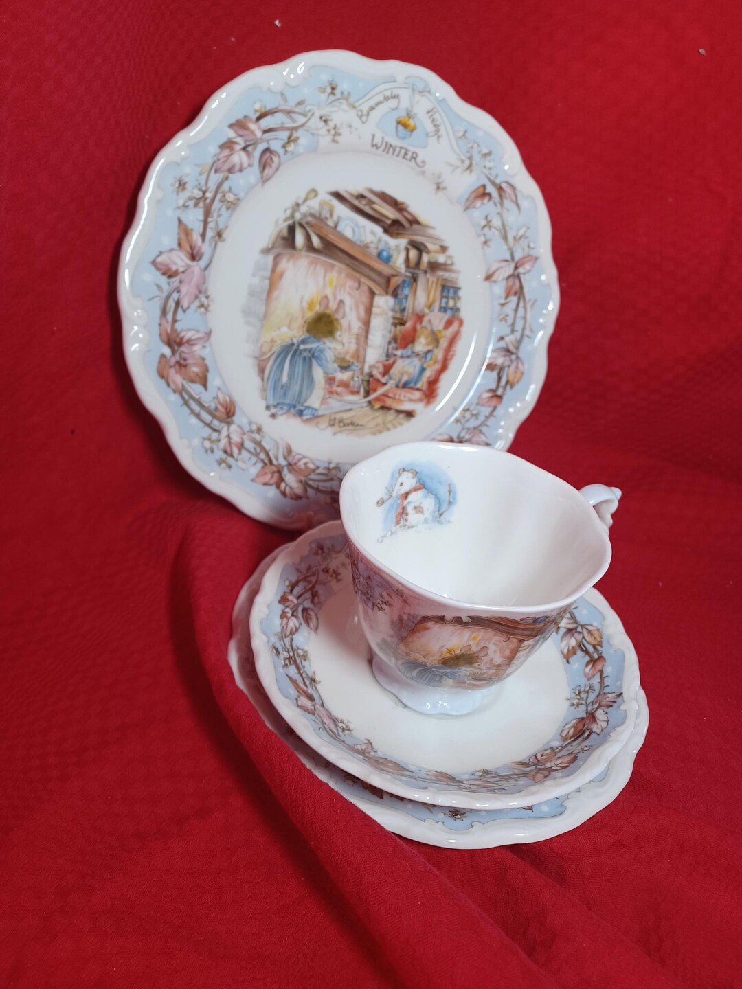 Royal Doulton Brambly Hedge Winter Tea Set, 4 Piece - Etsy