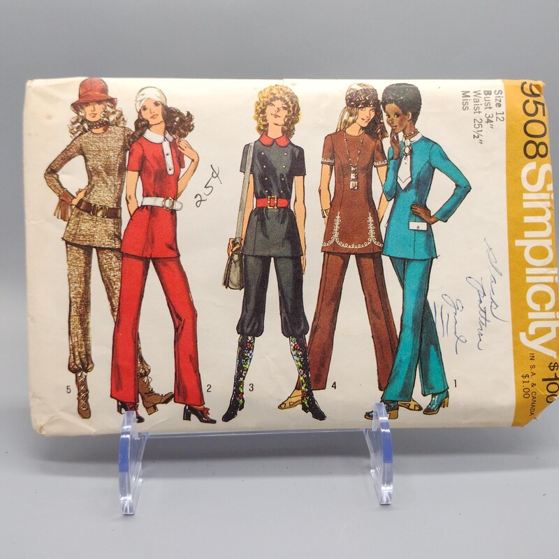 70s Tunic Pants Set - Etsy