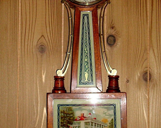 Antique 1930s Telechron "swarthmore" Banjo Wall Clock - Electric ...