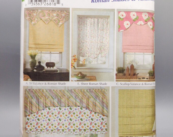Roman Shades and Valances Sewing Pattern - Simplicity 5476 - Etsy