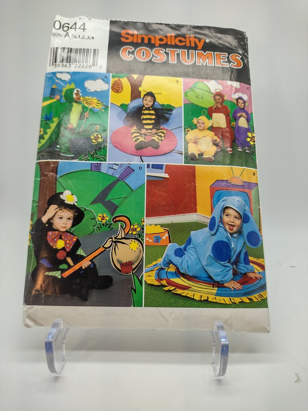 Toddler's Halloween Costumes Sewing Pattern Bee, Dragon, Teletubby ...