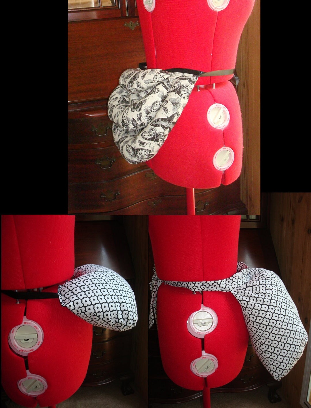 Victorian Bustle Pad or Bustle Pillow Sewing Pattern - Three Different ...