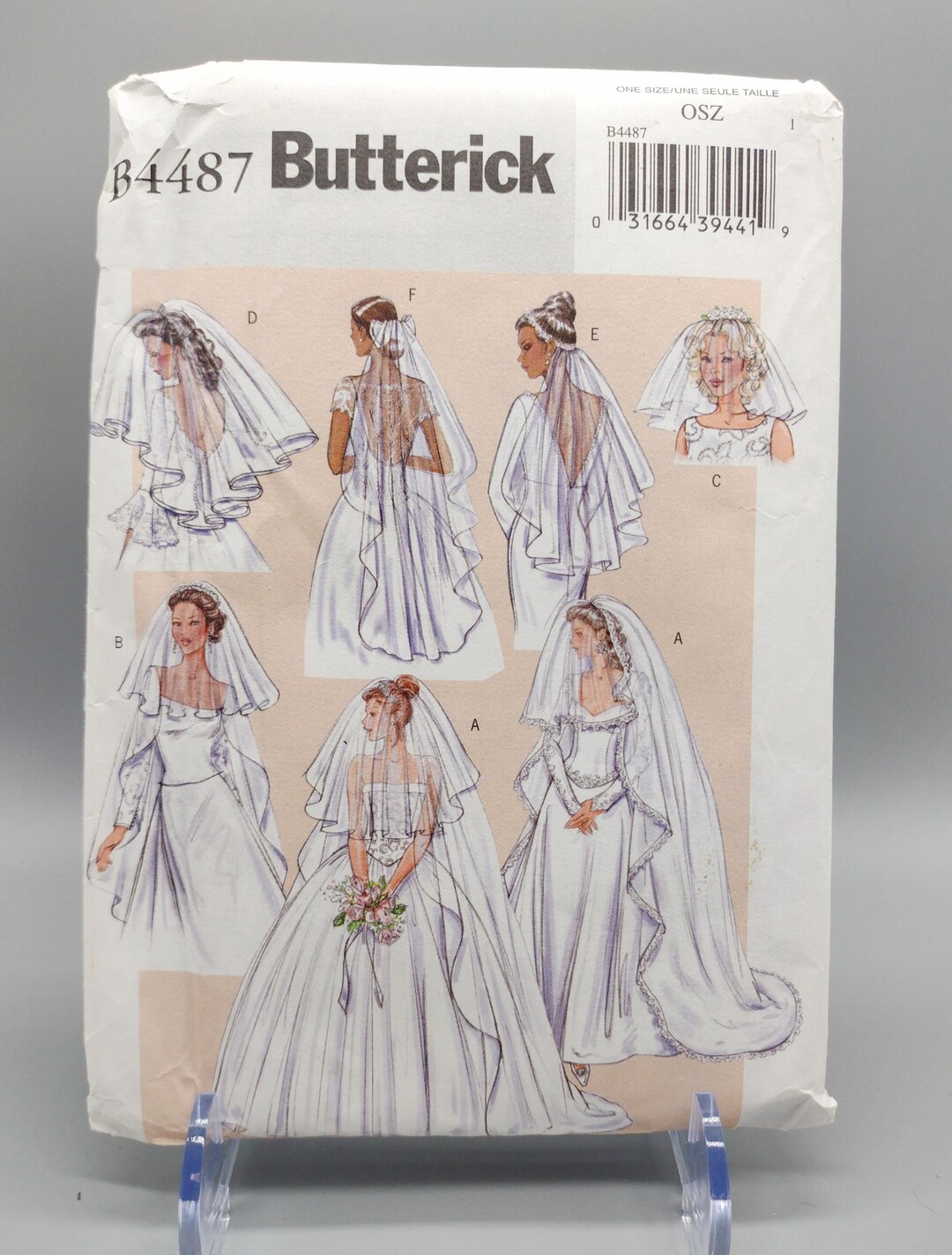 Wedding Veil Sewing Pattern Butterick 4487 One Size - Etsy