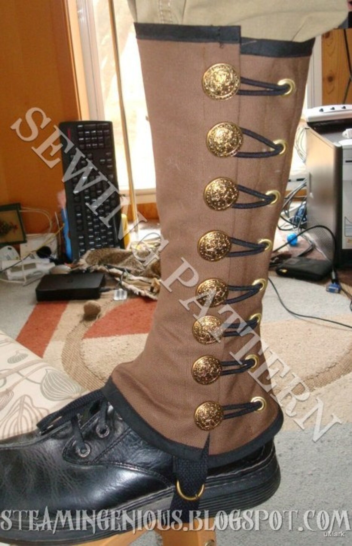 Steampunk Military Spats Sewing Pattern - Etsy