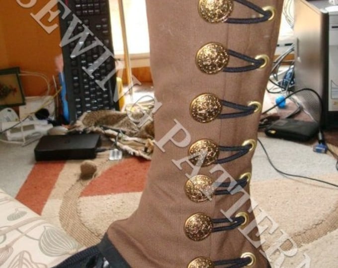 Steampunk Military Spats Sewing Pattern - Etsy