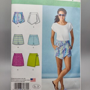 Misses Shorts, Skort, and Skirt Sewing Pattern Simplicity 1370 Sizes 12 ...