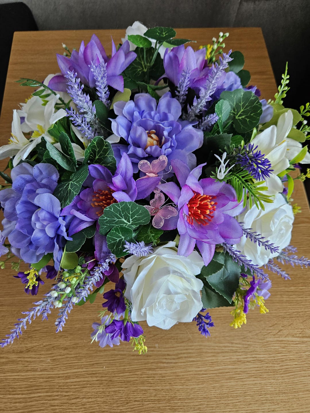 Basket of Artificial Beautiful Flowers. Suitable for All Occaisions. - Etsy