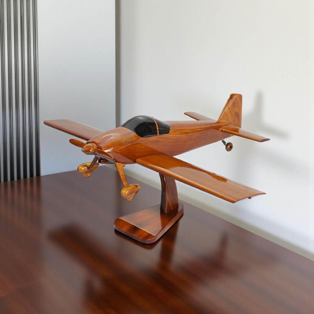 Handcrafted Mahogany RV-6 Airplane Model | Pilot Aviation Gift - Etsy