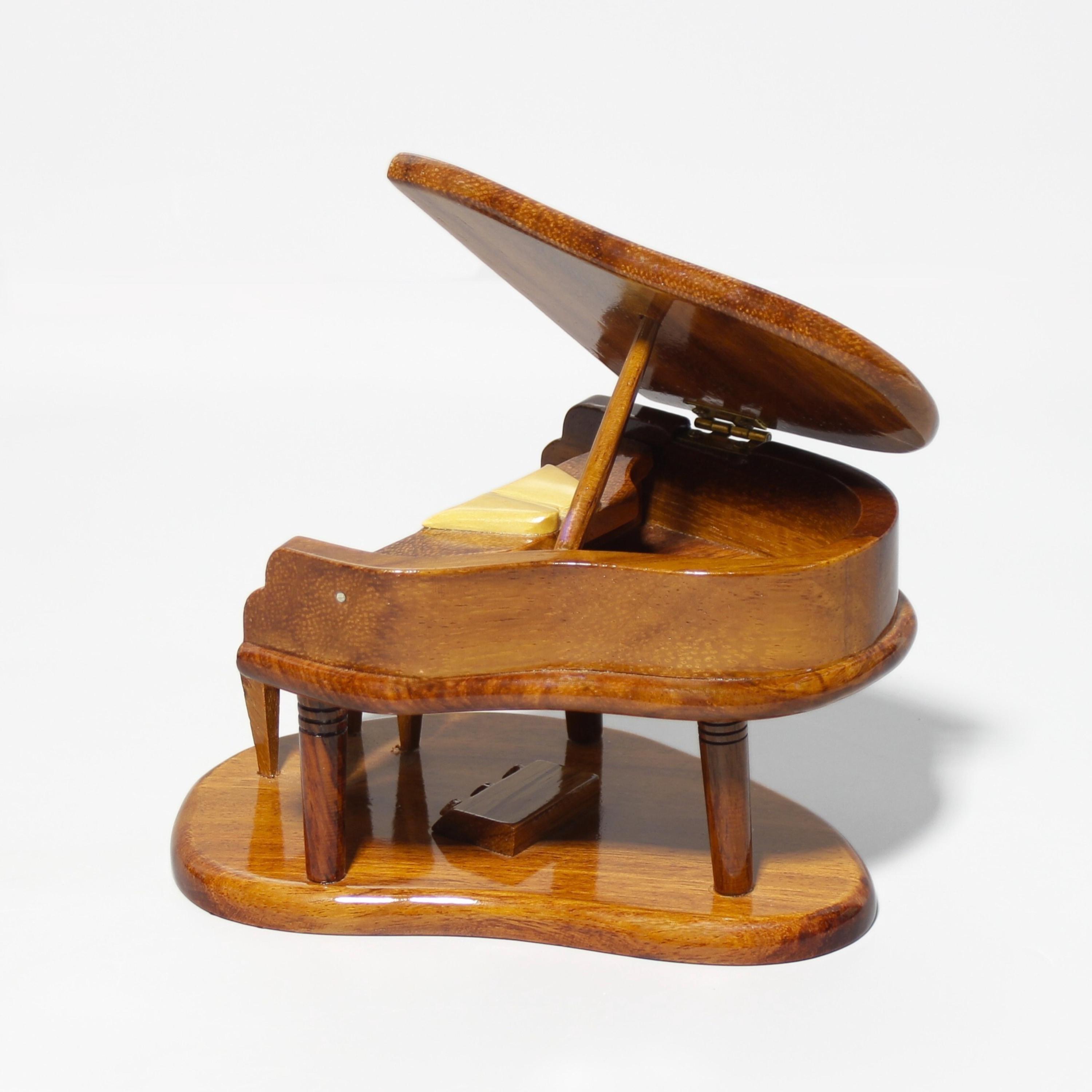 Wooden Grand Piano Model | Handmade Miniature Music Instrument | Gift ...