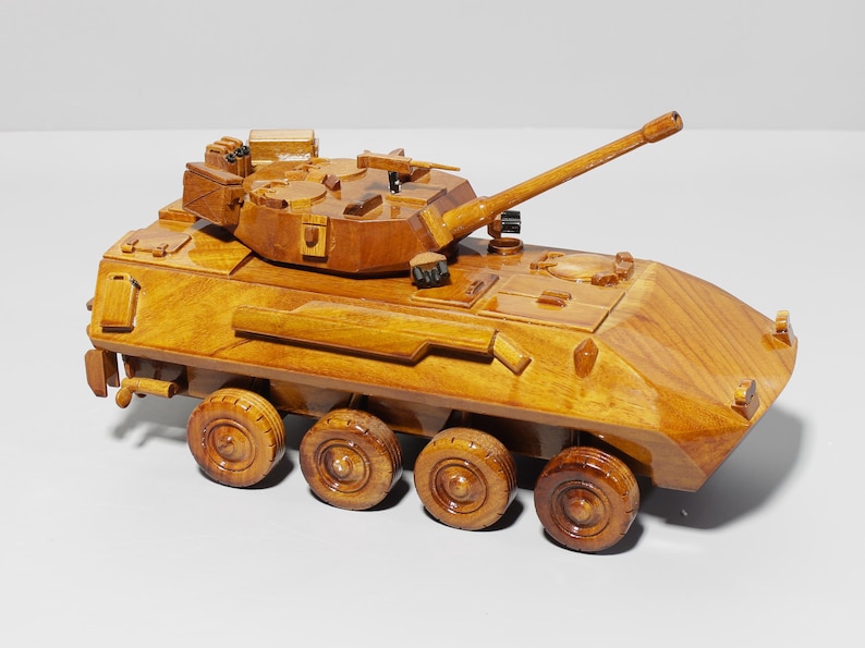 LAV‑25 Armored Vehicle Wood Scale Model - Handmade Woodcraft Military Gifts and Decor - Etsy