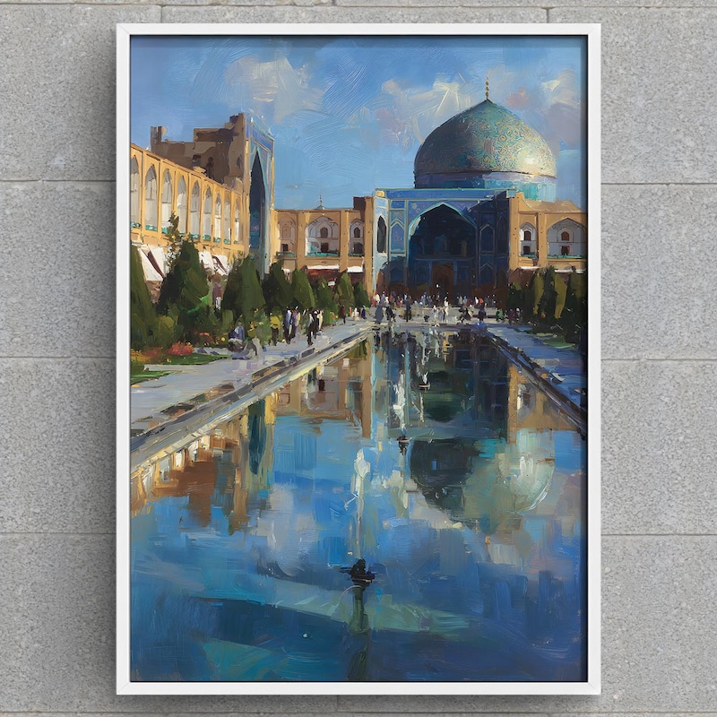 Persian Isfahan Wall Art - Etsy