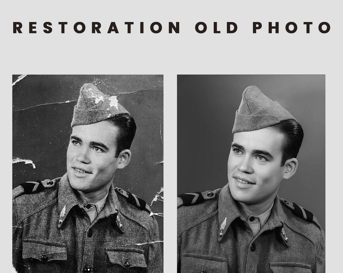 Damaged Photo Restoration Service | Digital Image Enhancement - Etsy