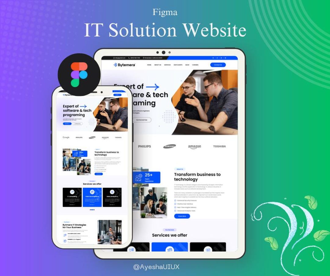 Saas Dashboard Figma Template | Modern Tech UI Kit - Etsy
