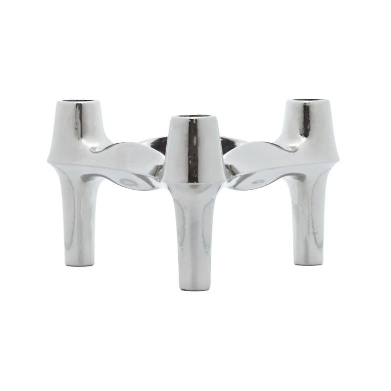 Modular chrome candle holder - Etsy.de