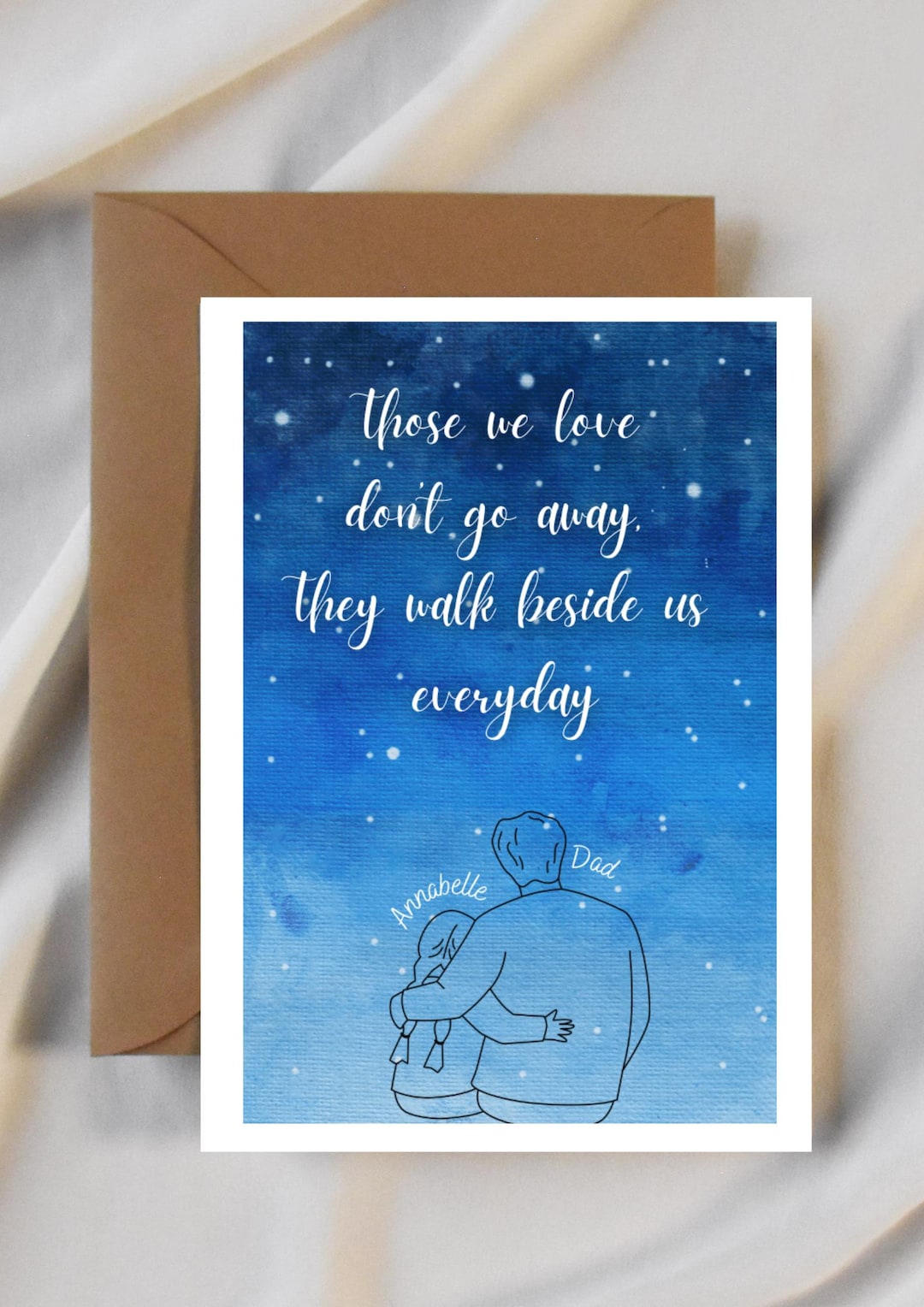 Gift for Grief | Father and Daughter Memorial | Fathers Day Gift ...