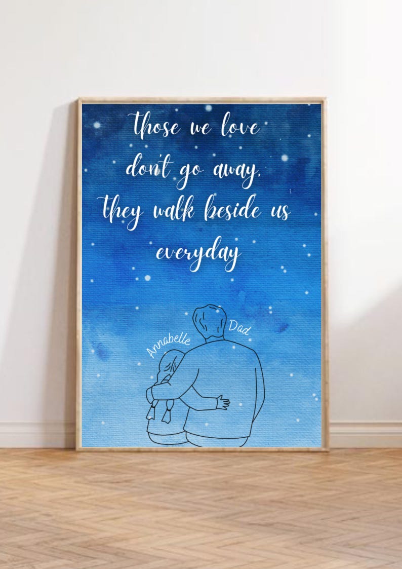 Gift for Grief | Father and Daughter Memorial | Fathers Day Gift ...